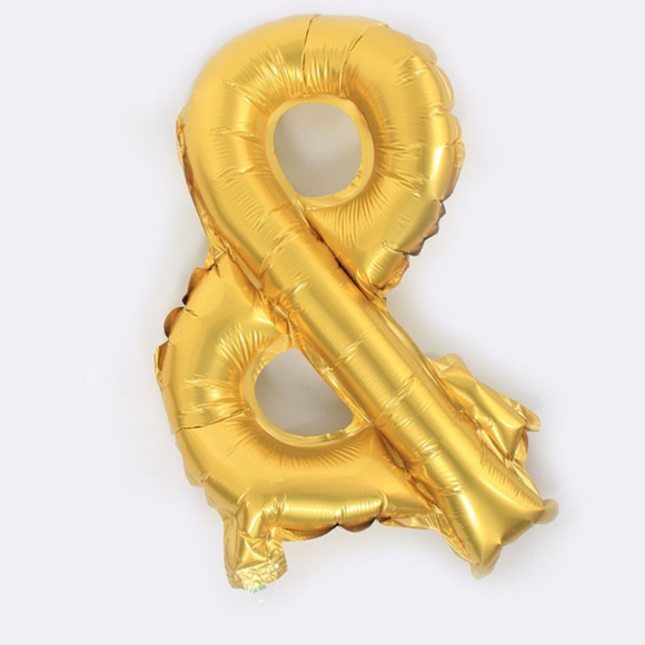 Independent | Party Supplies | Gold Foil Alphabet Letters Party Decor 3 ...